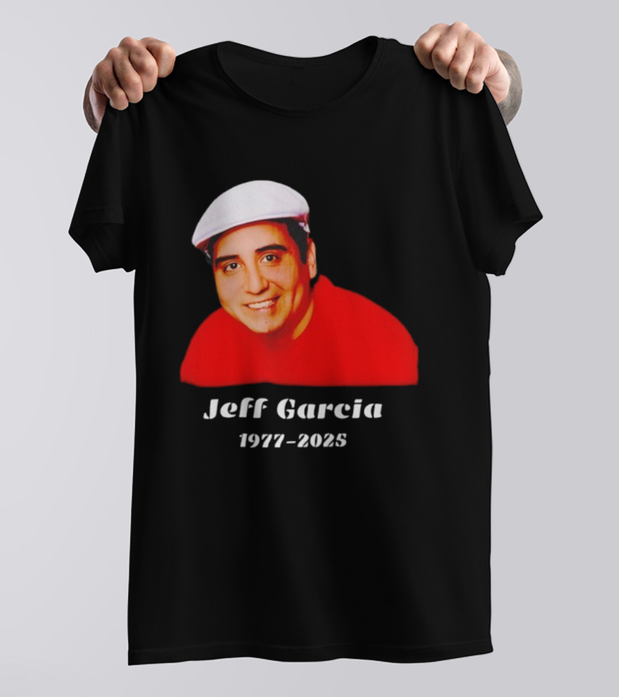 Jeff Garcia 1977-2028 Memorial Tribute Voice Actor T-Shirt