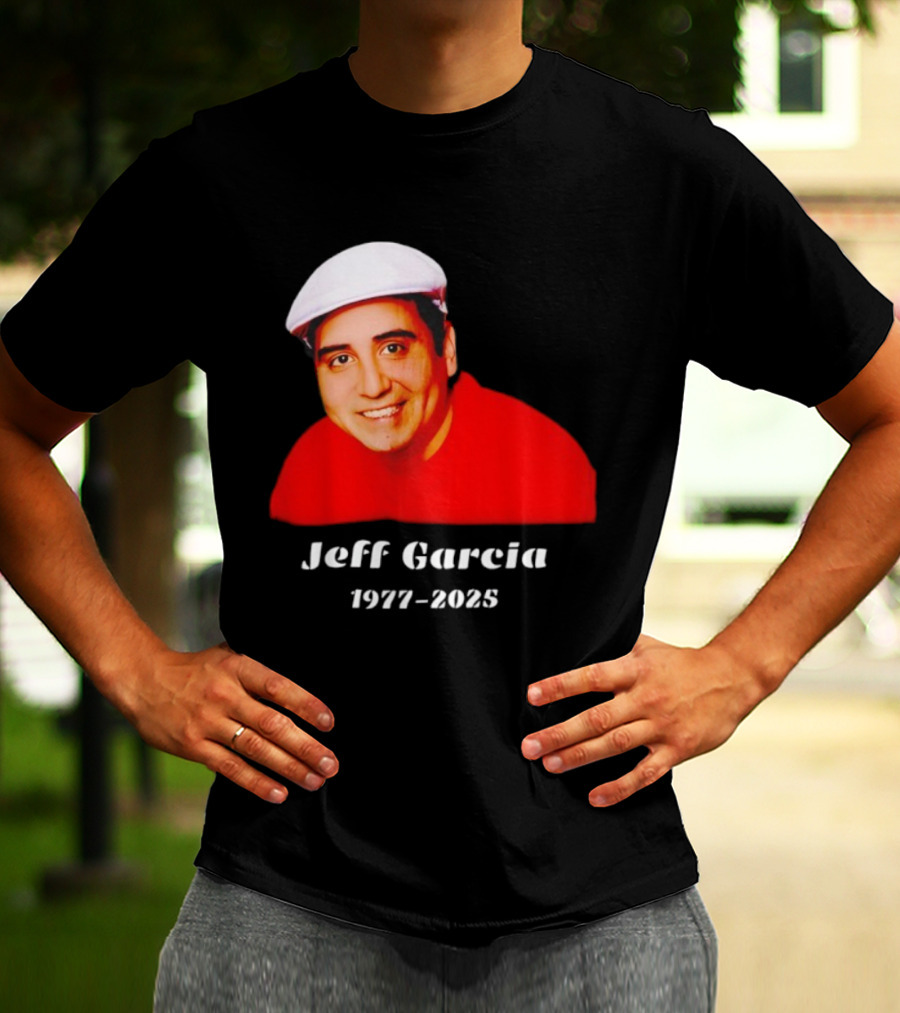 Jeff Garcia 1977-2028 Memorial Tribute Voice Actor T-Shirt