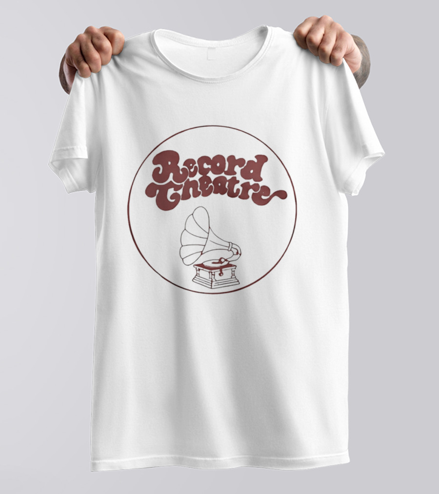 Record Theatre Norwood Cincinnati Vintage Gramophone T-Shirt